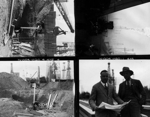 Oil field fire, views 1-4 — Calisphere