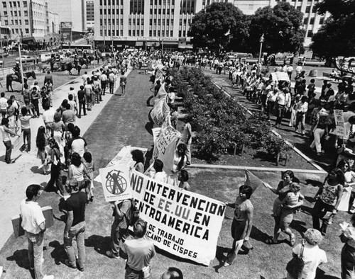 Demonstration against U.S. intervention — Calisphere