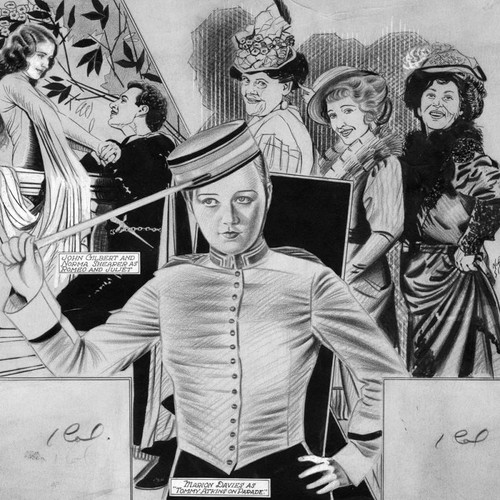 Shearer, Gilbert, Davies, Dressler, Love and Moran, drawing — Calisphere