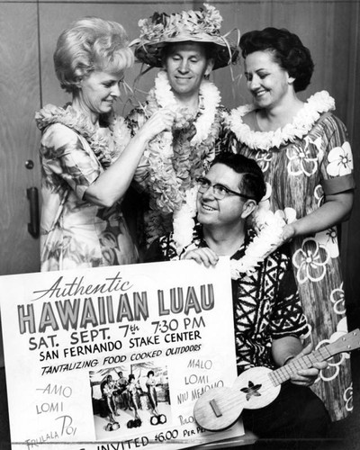 Mormons prepare for Hawaiian luau — Calisphere