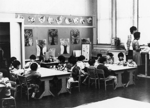 Bilingual elementary school classroom — Calisphere