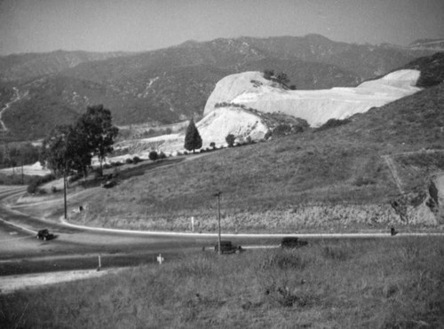 Rear view of the Eagle Rock — Calisphere