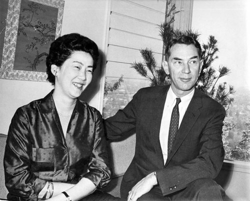 Ambassador Edwin Reischauer and wife, Haru — Calisphere