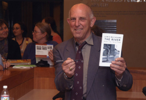 Lewis MacAdams at book-signing — Calisphere