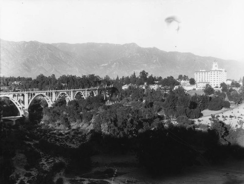 Bridge over the Arroyo Seco, view 4 — Calisphere