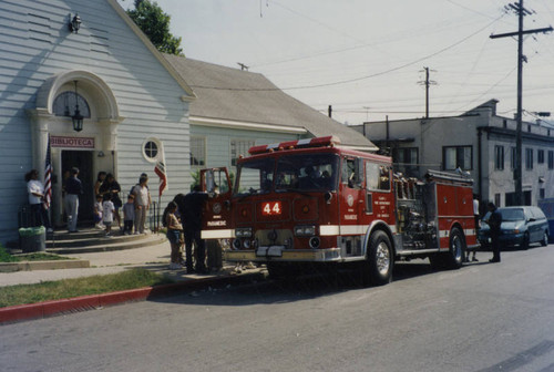 Firetruck #44, Cypress Park Branch Library — Calisphere