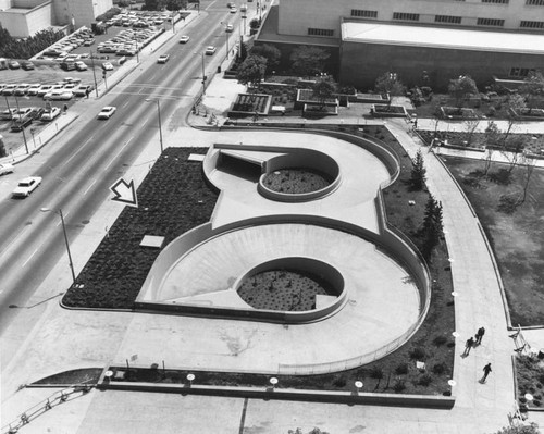 Sidewalk detail at Civic Center Mall — Calisphere
