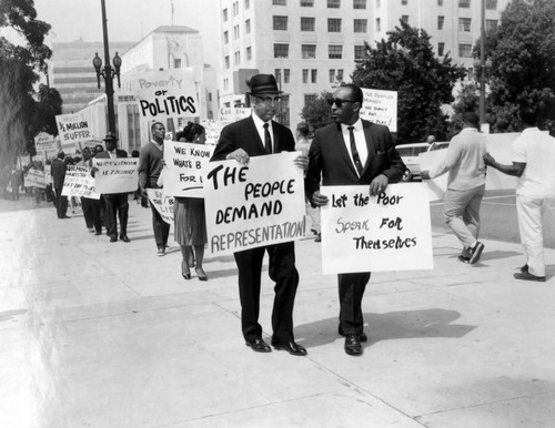 Anti-Poverty funds board protest — Calisphere