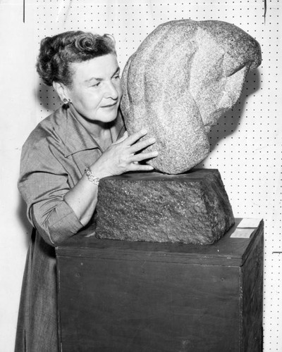 Local sculpture on exhibit — Calisphere