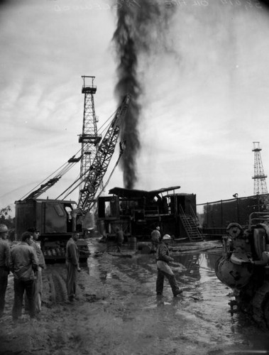 Inglewood oil well fire — Calisphere