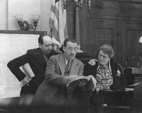 Mrs. Ardell Fitts questioned in court — Calisphere