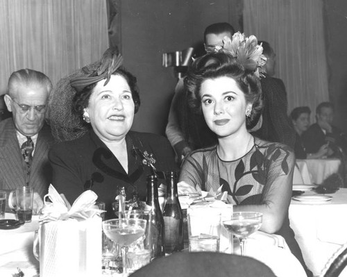 Louella and Ann Rutherford — Calisphere
