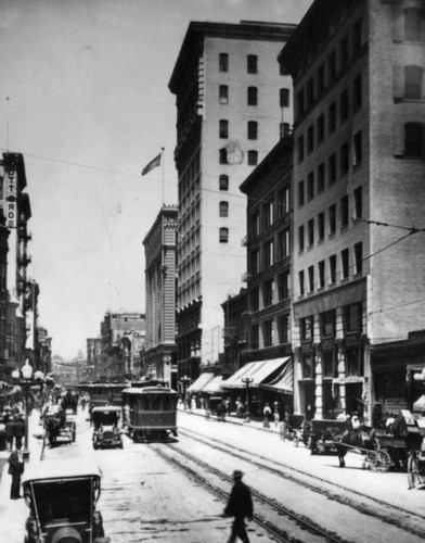 Spring Street looking north — Calisphere