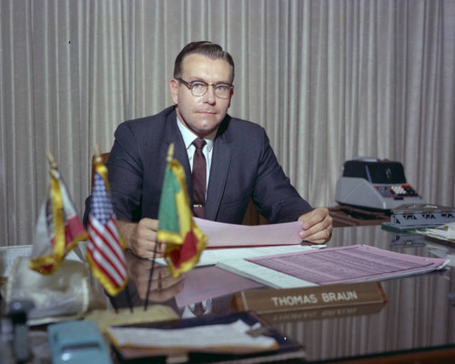 Portrait of Thomas Braun — Calisphere