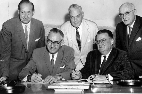 It's official, they can start building Dodger Stadium — Calisphere