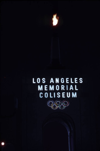 Los Angeles Memorial Coliseum, 1984 Olympics — Calisphere