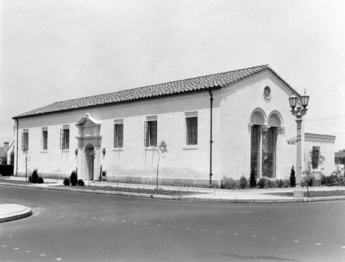 John Muir Branch Library, view — Calisphere