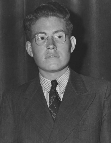 Evening Herald and Express oratorical contestant, Wren — Calisphere
