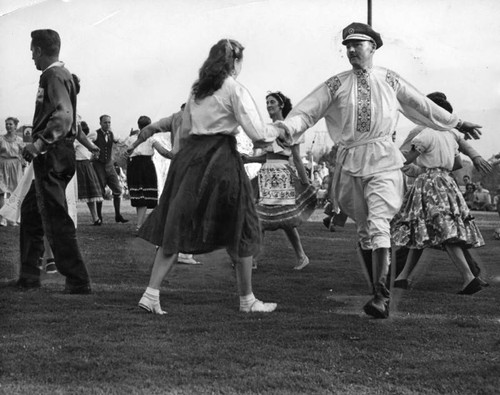 Folk dancing festival — Calisphere