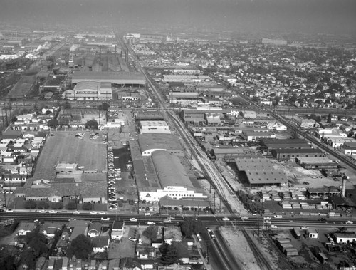 Calcor Corporation, Huntington Park, looking north — Calisphere