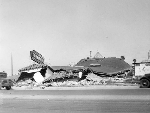 Collapsed Compton building — Calisphere