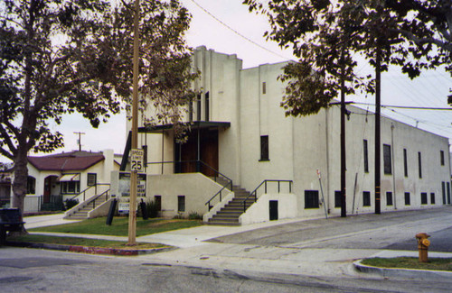 Park Avenue Christian Church, side view — Calisphere
