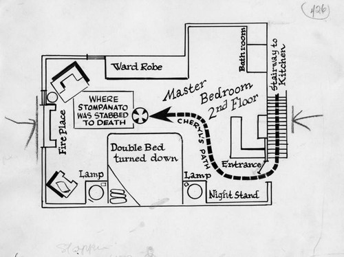 Path of Johnny Stompanato's fatal stabbing — Calisphere