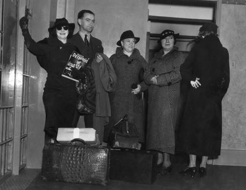 Hazel Glab, Frances Mabel Willys and Berdie Brockman sent up the river ...