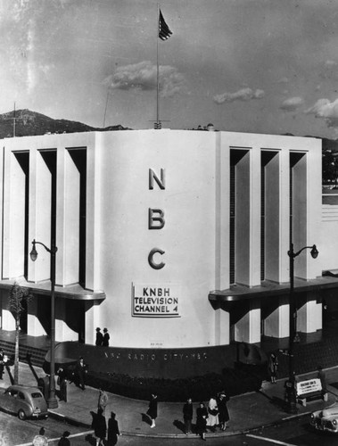 Exterior of NBC building, view 2 — Calisphere