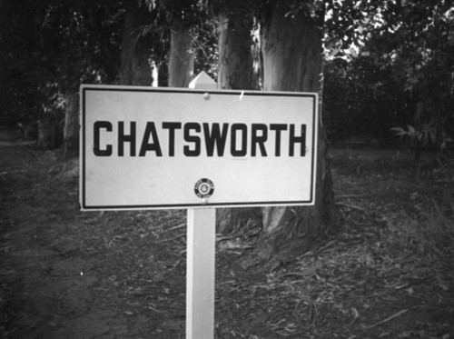 Chatsworth sign — Calisphere