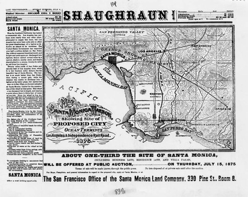 Map of Santa Monica area — Calisphere