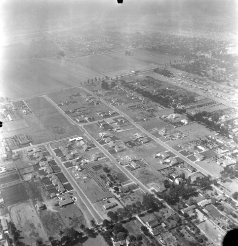 Temple City aerial view — Calisphere