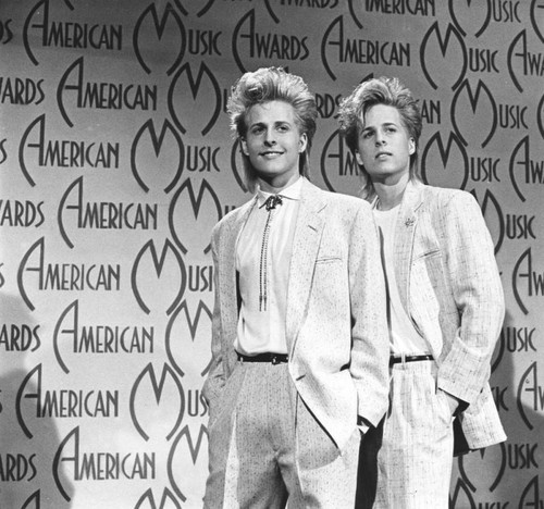 Nelson twins honor father — Calisphere