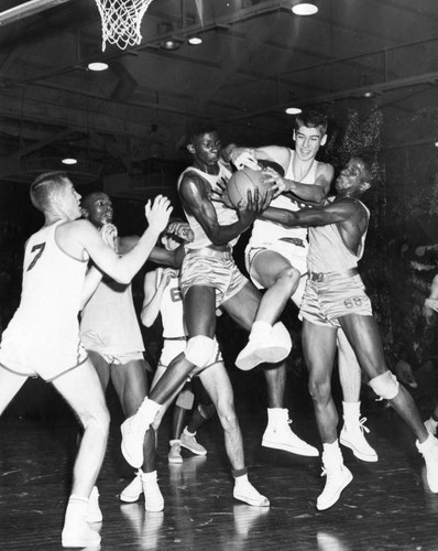 Cagers could use more basketballs! — Calisphere