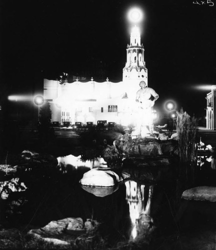 Pond, Carthay Circle Theatrr — Calisphere