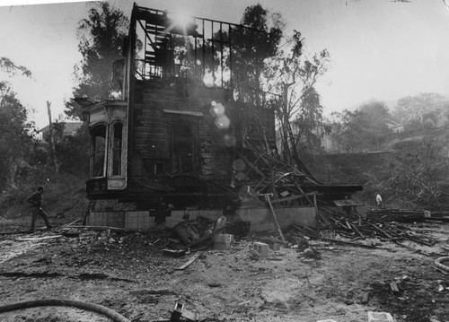 All that remains of the "Salt Box" — Calisphere