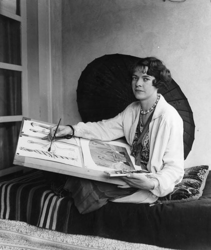 Ruth Merrill painting — Calisphere