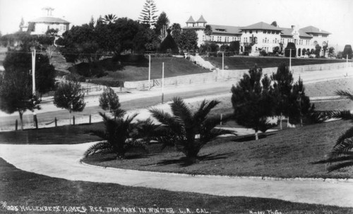 Panoramic view of Hollenbeck Home — Calisphere