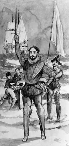 "Landing of Cabrillo", Chris Siemer — Calisphere