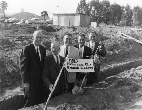 Panorama City Branch, groundbreaking ceremony — Calisphere