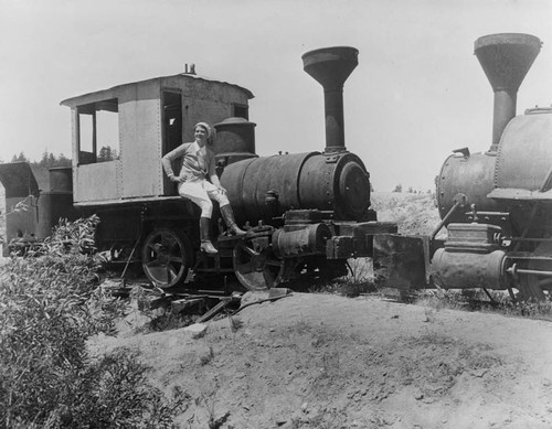 Donkey steam engines, Lake Arrowhead — Calisphere
