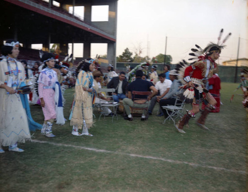 Performances from All American Indian week at Wrigley Field — Calisphere