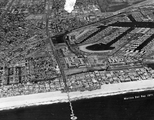 Marina del Rey aerial — Calisphere