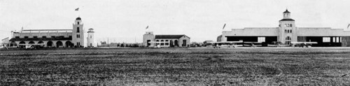 Panoramic view of Mines Field — Calisphere