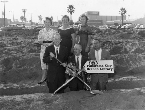Site of new Panorama City Branch Library — Calisphere