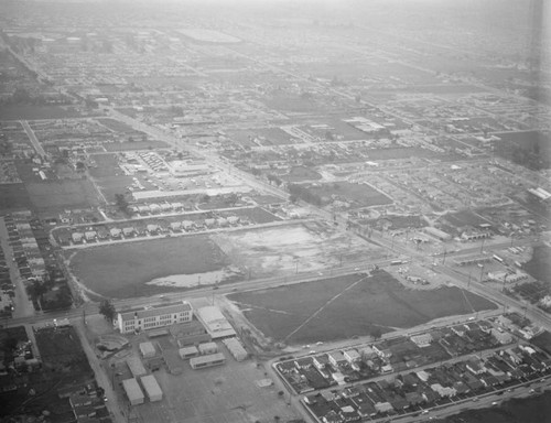 Carson Street and Main Street, looking southwest — Calisphere