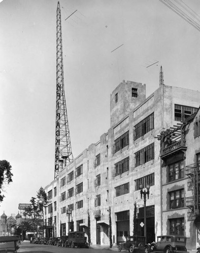 KFI Radio tower — Calisphere