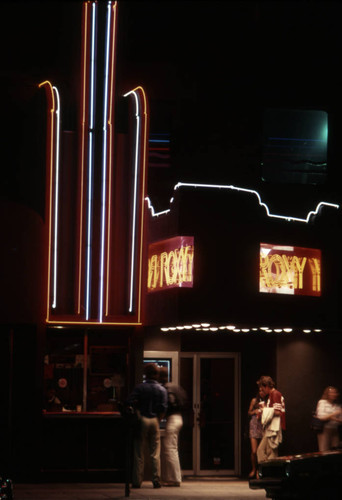 Sunset Strip at night — Calisphere