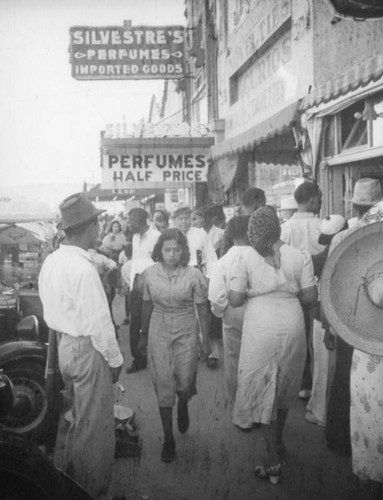 Busy Tijuana street — Calisphere