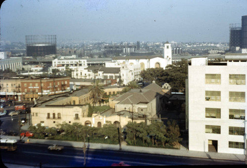 East, from Fort Moore Hill — Calisphere